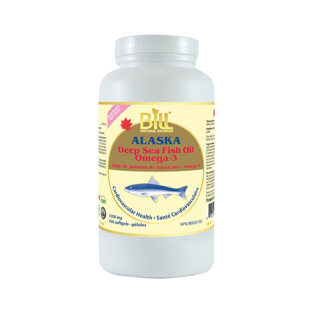 Bill Alaska Deep Sea Fish Oil 1000mg 300(softgels) | Yue Hwa Online Shop